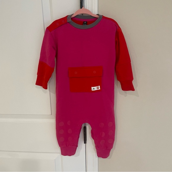 adidas | One Pieces | New Toddler Adidas Lego Sweatsuit Onesie | Poshmark
